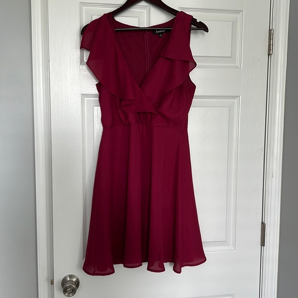 Lulus | Dresses | Burgundy Cocktail Dress | Poshmark